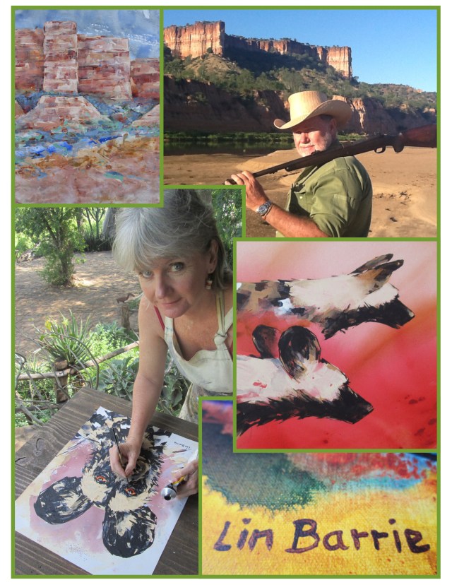 Lin and Clive, Art and Conservation! | wine and wild dogs