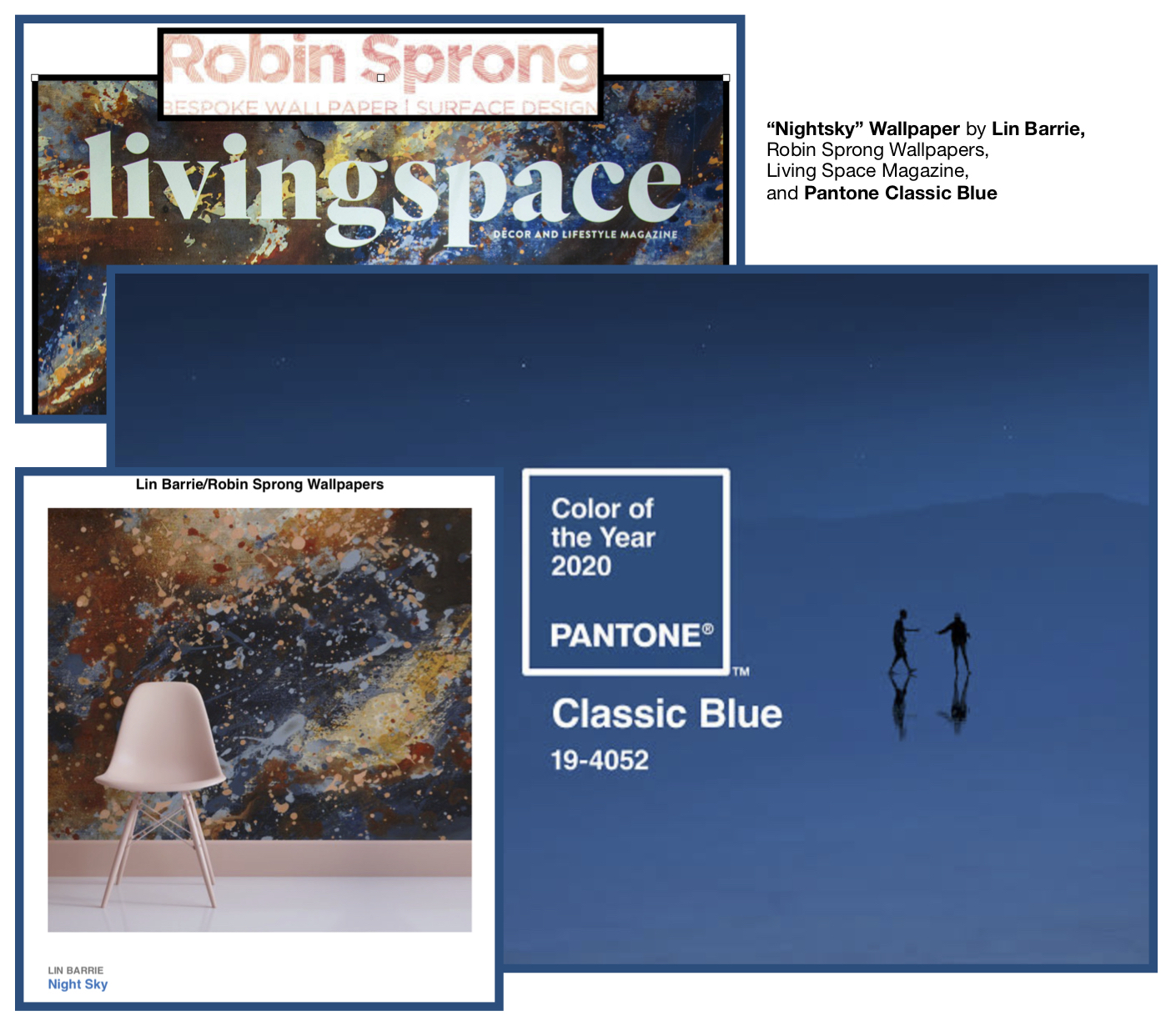 Wallpapers Wow! Lin Barrie Art hits the walls…… | wine and wild dogs